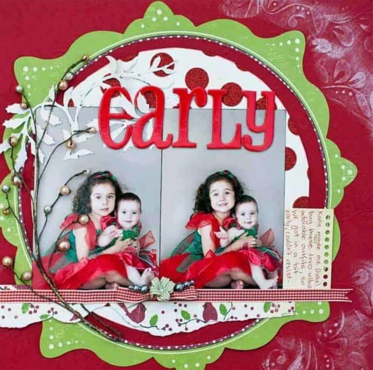 8 Festive Christmas Scrapbook Layouts That Are Easy to Create!