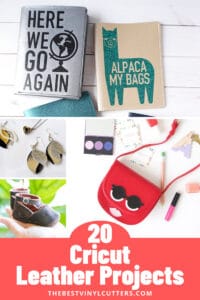 20 Cool Cricut Leather Projects to Make (+ Faux Leather!)