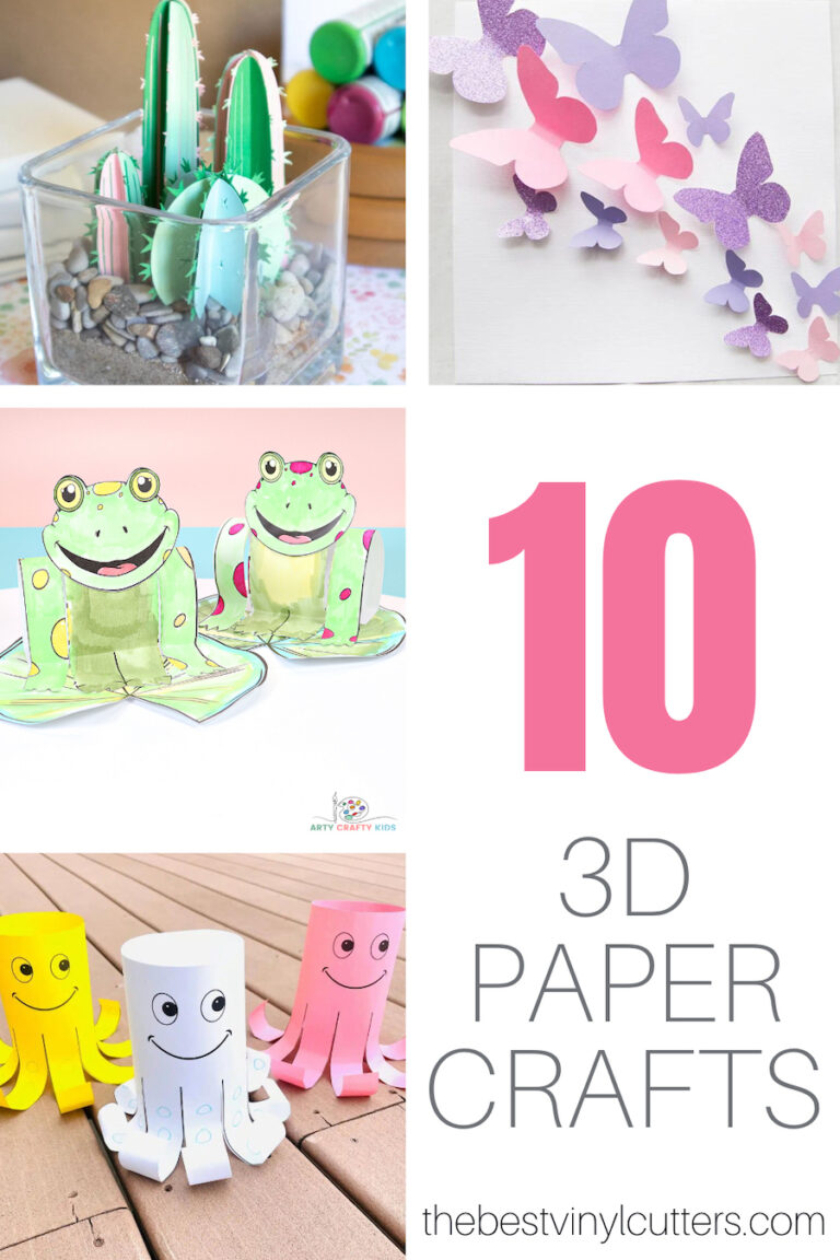 13 Of the Best 3D Paper Crafts To Make This Year!
