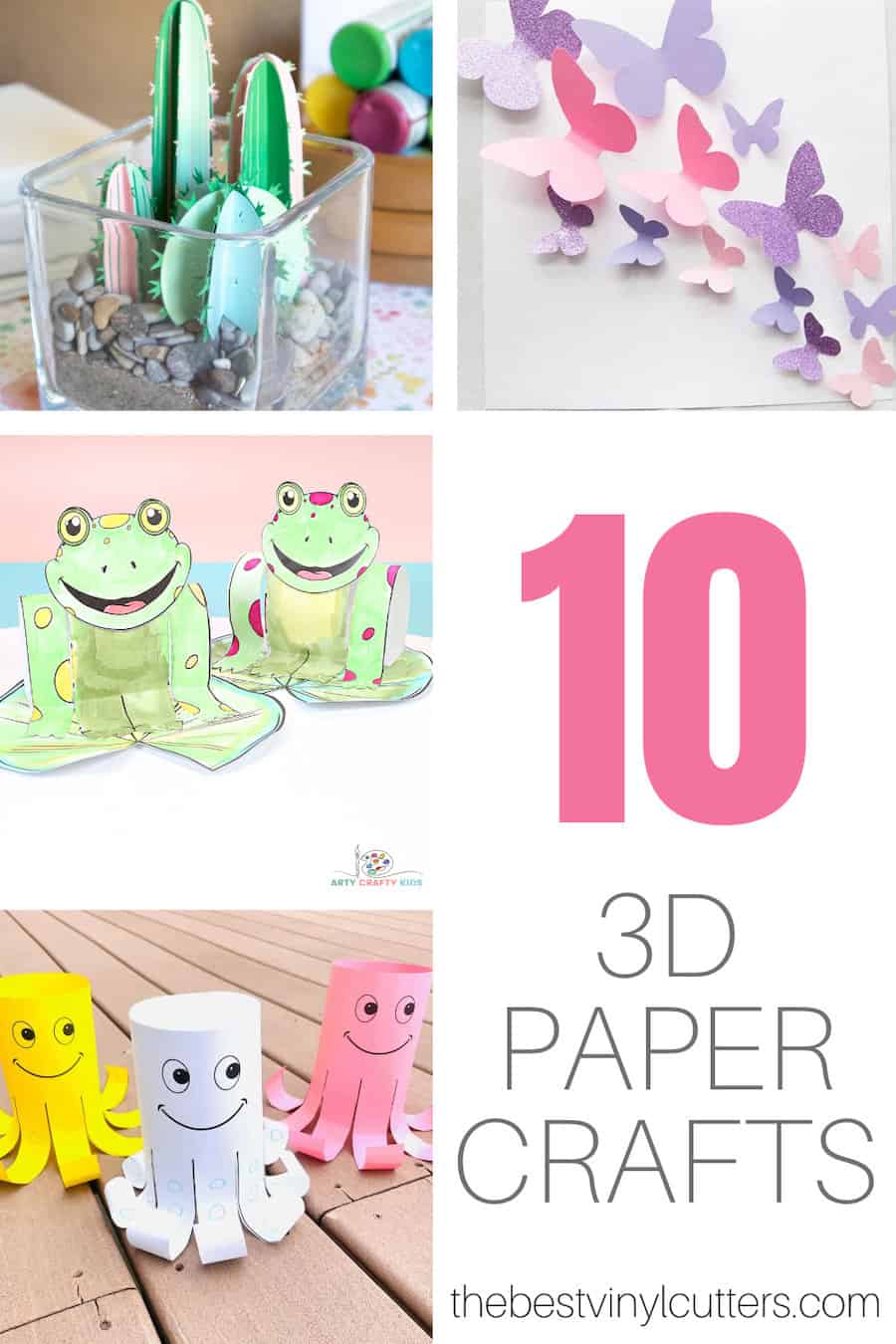 13 Of the Best 3D Paper Crafts To Make This Year!