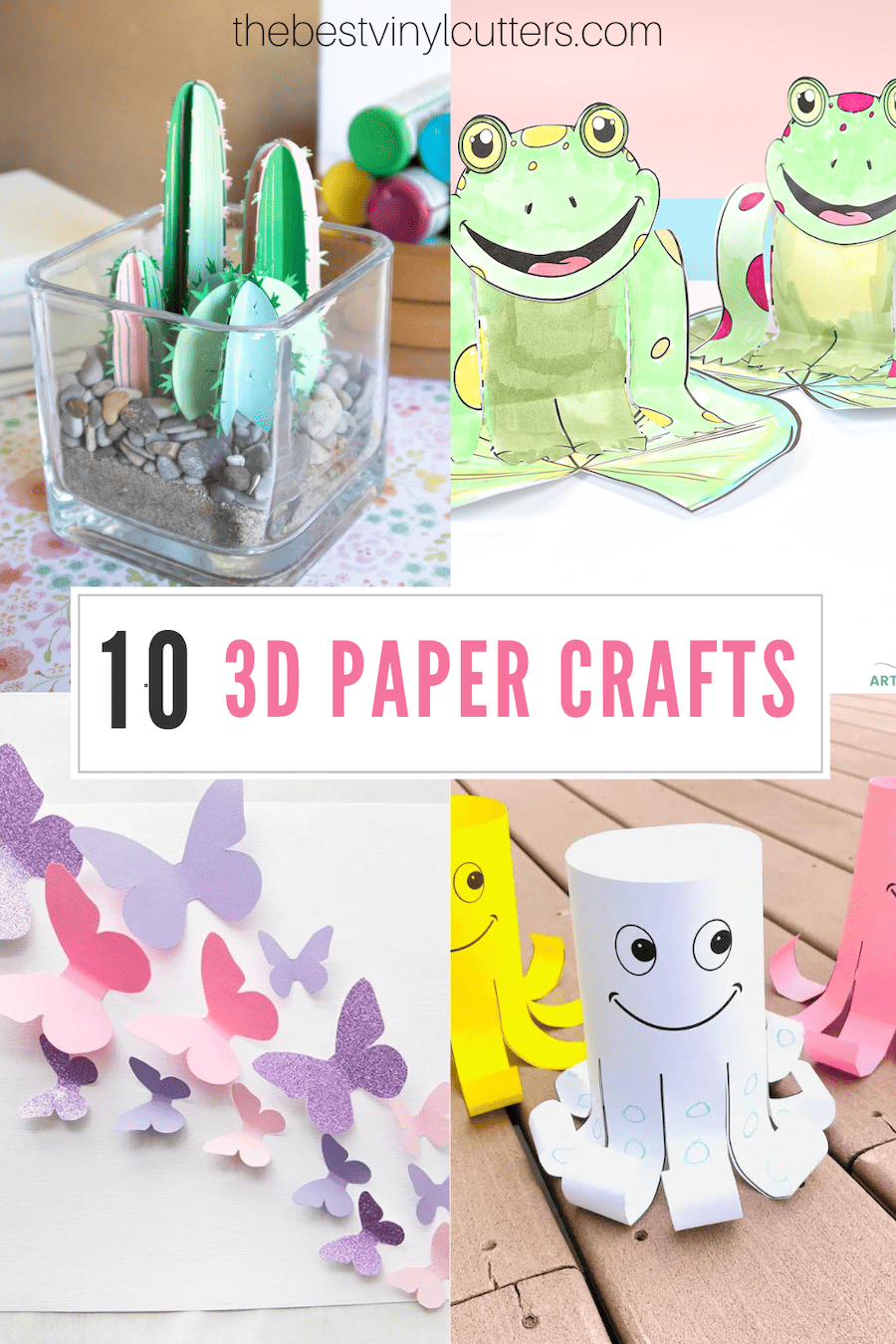 13 Of the Best 3D Paper Crafts To Make This Year!
