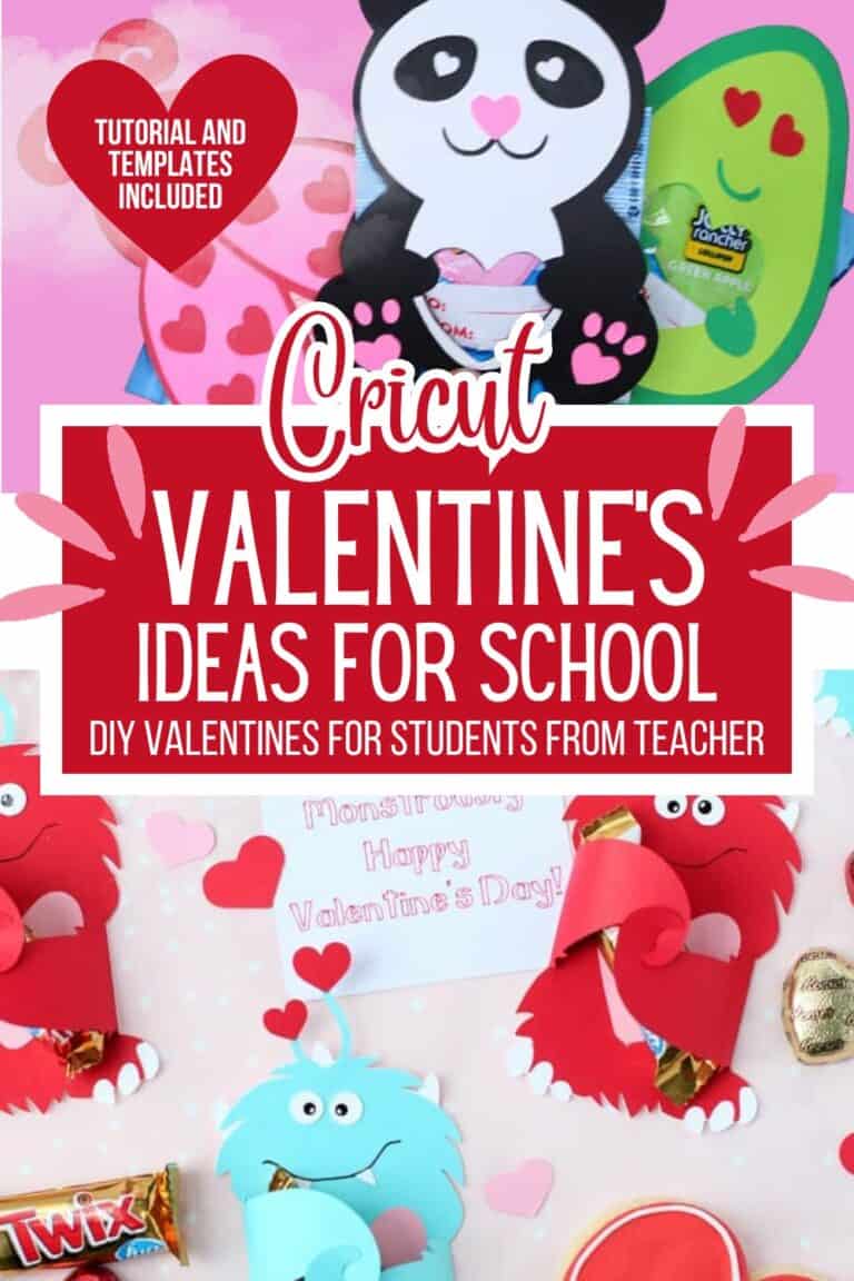 10 Easy Cricut Valentine Cards for Kids (That Hold Suckers or Sweets)