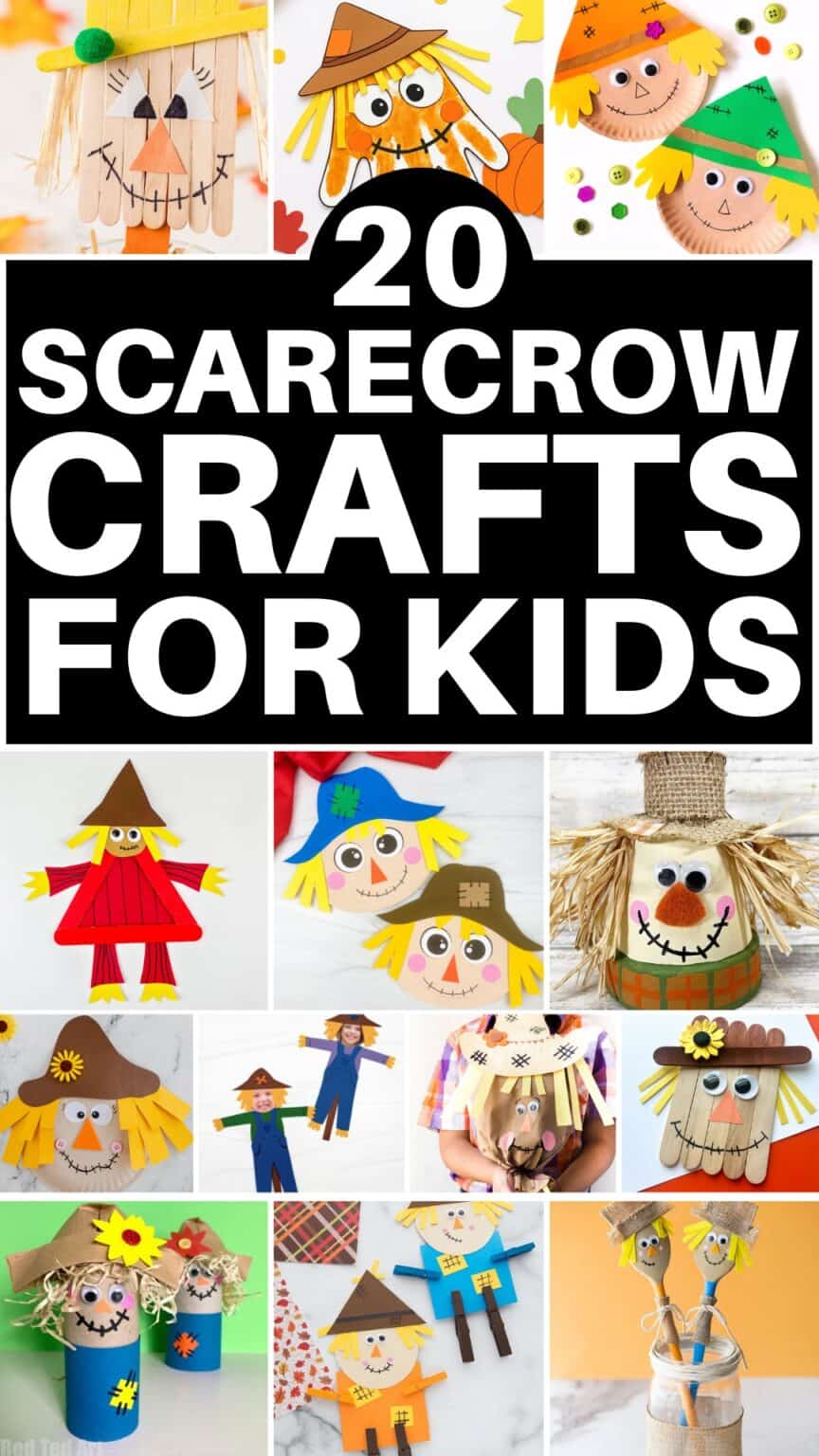22 Fall Scarecrow Crafts for Kids That are Friendly and Not Spooky