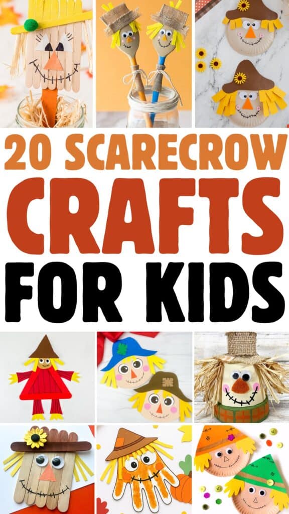 22 Fall Scarecrow Crafts for Kids That are Friendly and Not Spooky