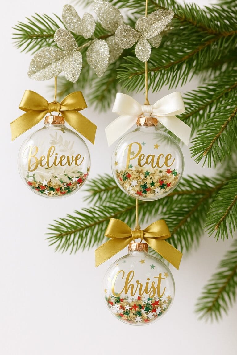 65+ Creative Filling Ideas for Stunning Clear Christmas Ornaments