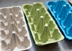 Adorable Easy 3-Step Egg Carton Christmas Trees Craft for Kids