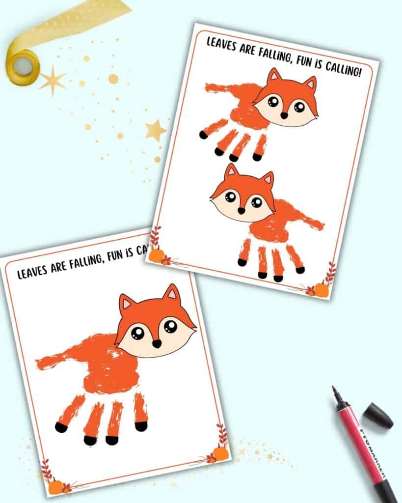 22 Adorable Fox Crafts Ideas for Kids to Make This Fall