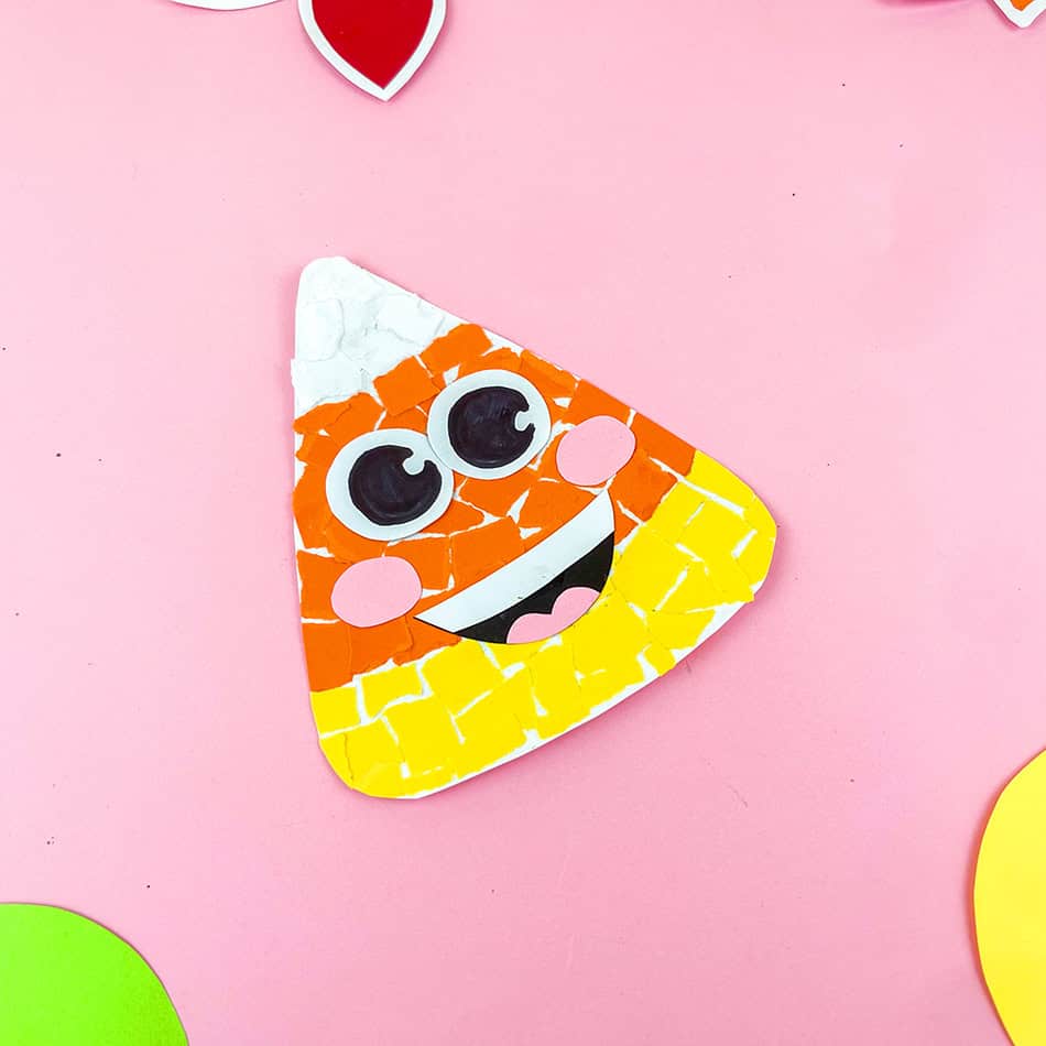 Easy Torn Paper Candy Corn Craft for Kids - That's Almost Good Enough ...