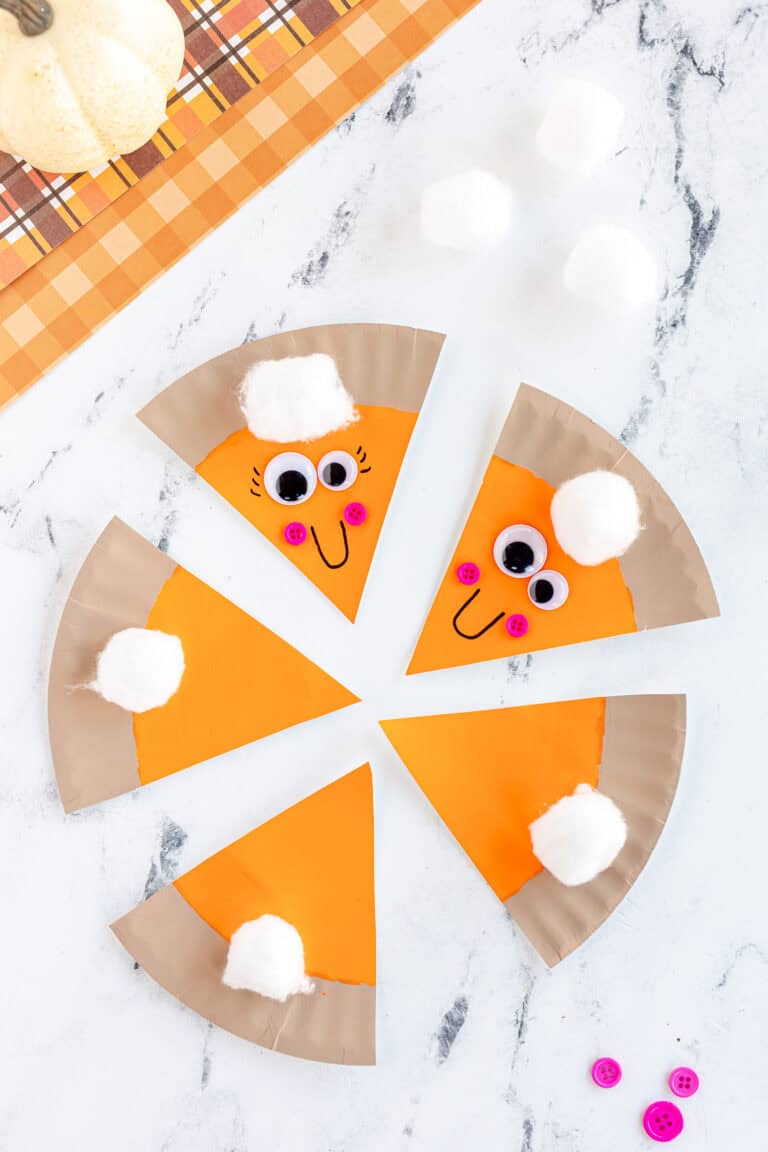 15 Sweet Pumpkin Pie Crafts for Kids That Celebrate Thanksgiving Fall Fun
