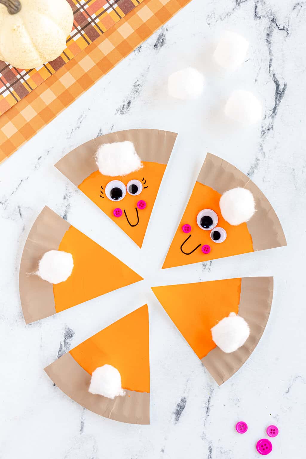 15 Sweet Pumpkin Pie Crafts for Kids That Celebrate Thanksgiving Fall Fun
