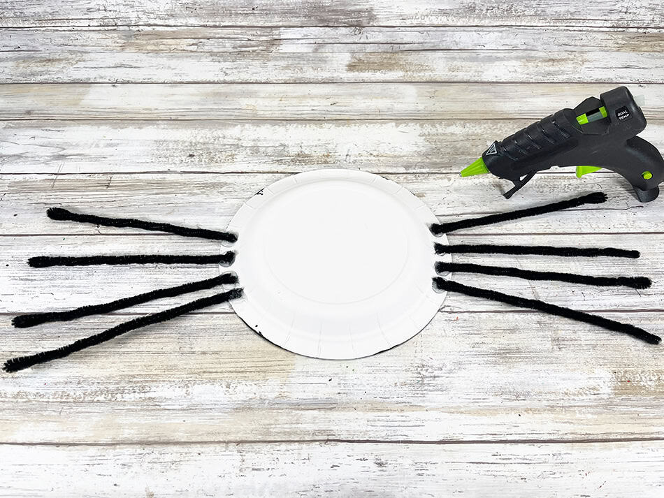 Adorable Friendly Paper Plate Spider Craft & Spider Web for Kids