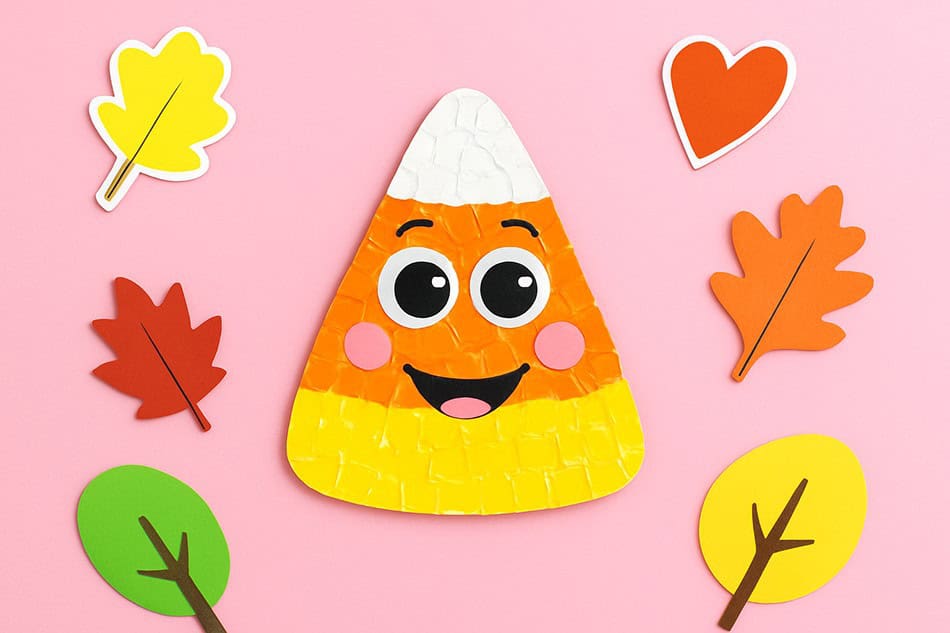 Easy Torn Paper Candy Corn Craft for Kids - That's Almost Good Enough ...
