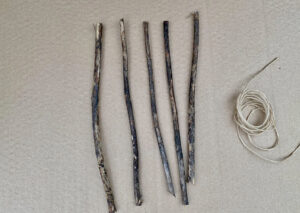 Simple + Cute Popsicle Stick Spiders with Natural Spider Web for Kids ...