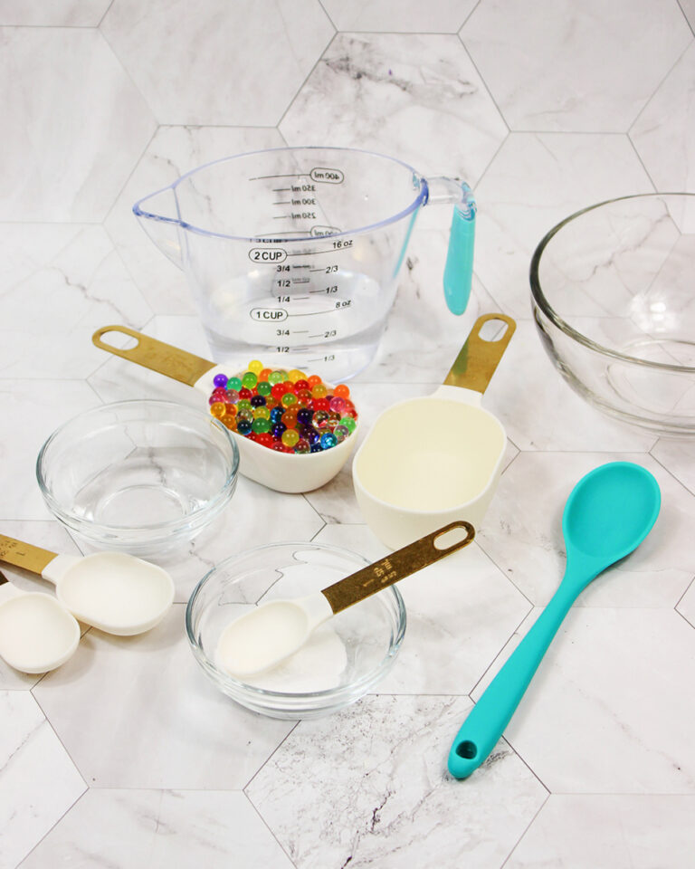 Super Duper Easy Slime Recipe with Orbeez - So fun!