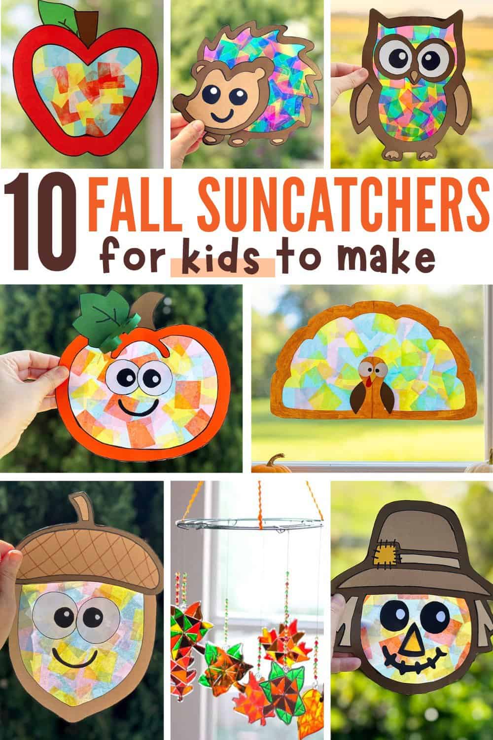 10 Brilliant Fall Suncatcher Crafts for Kids That Light Up Autumn Windows
