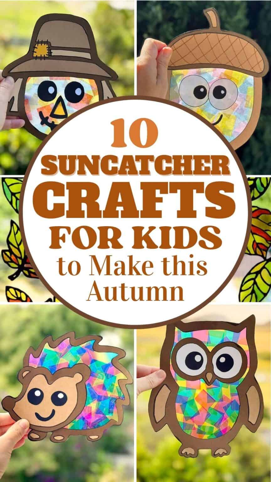 10 Brilliant Fall Suncatcher Crafts for Kids That Light Up Autumn Windows