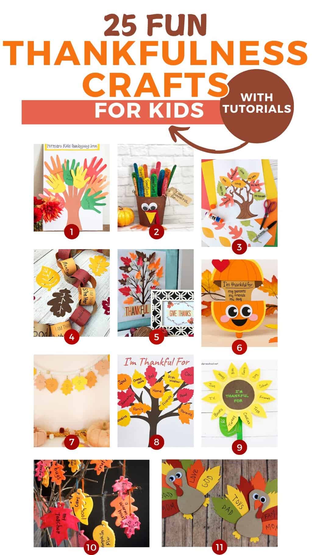 26 Meaningful Gratitude & Thankfulness Crafts for Kids