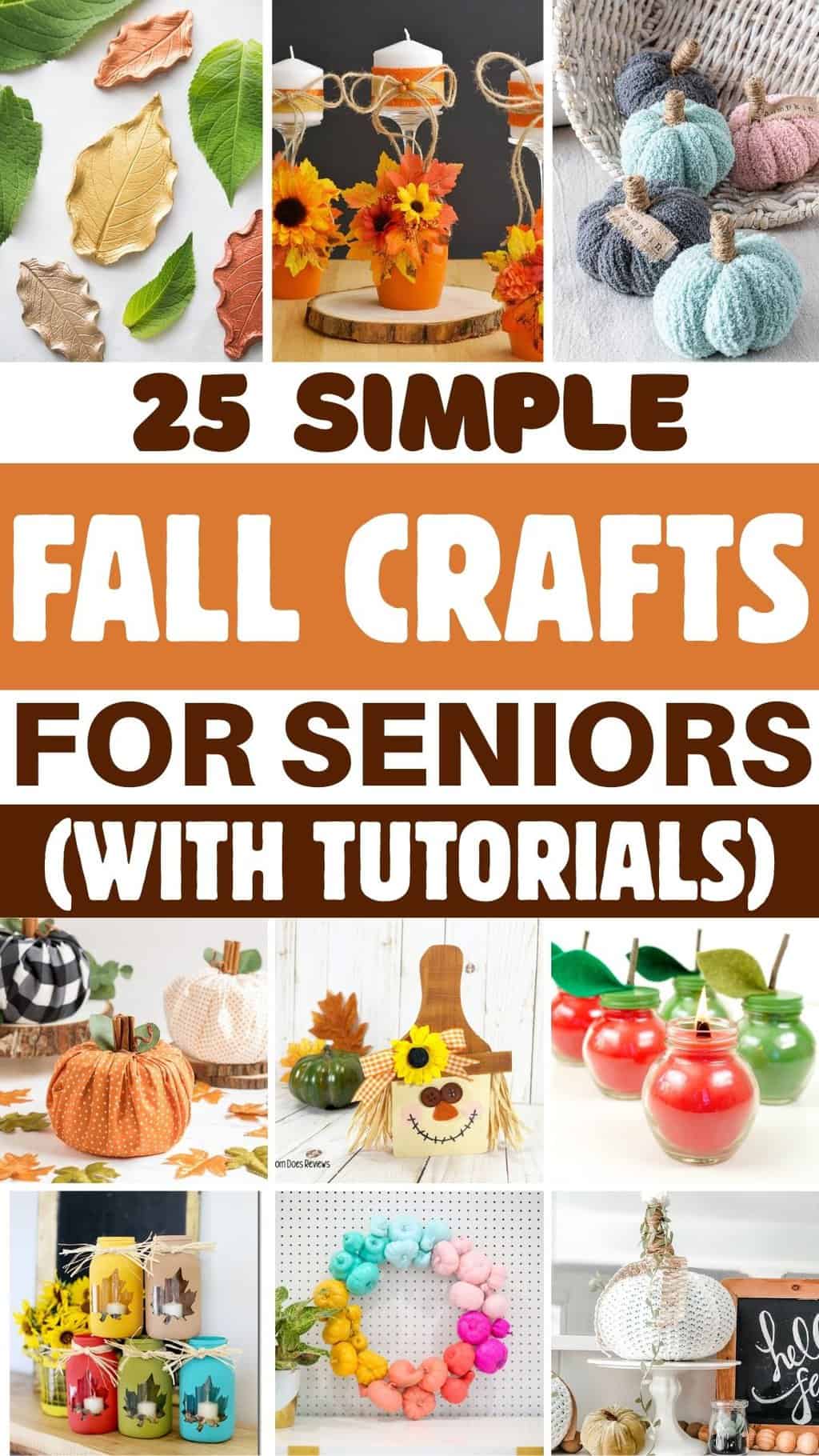 25 Easy Fall Crafts for Seniors Perfect for Comfortable Creating