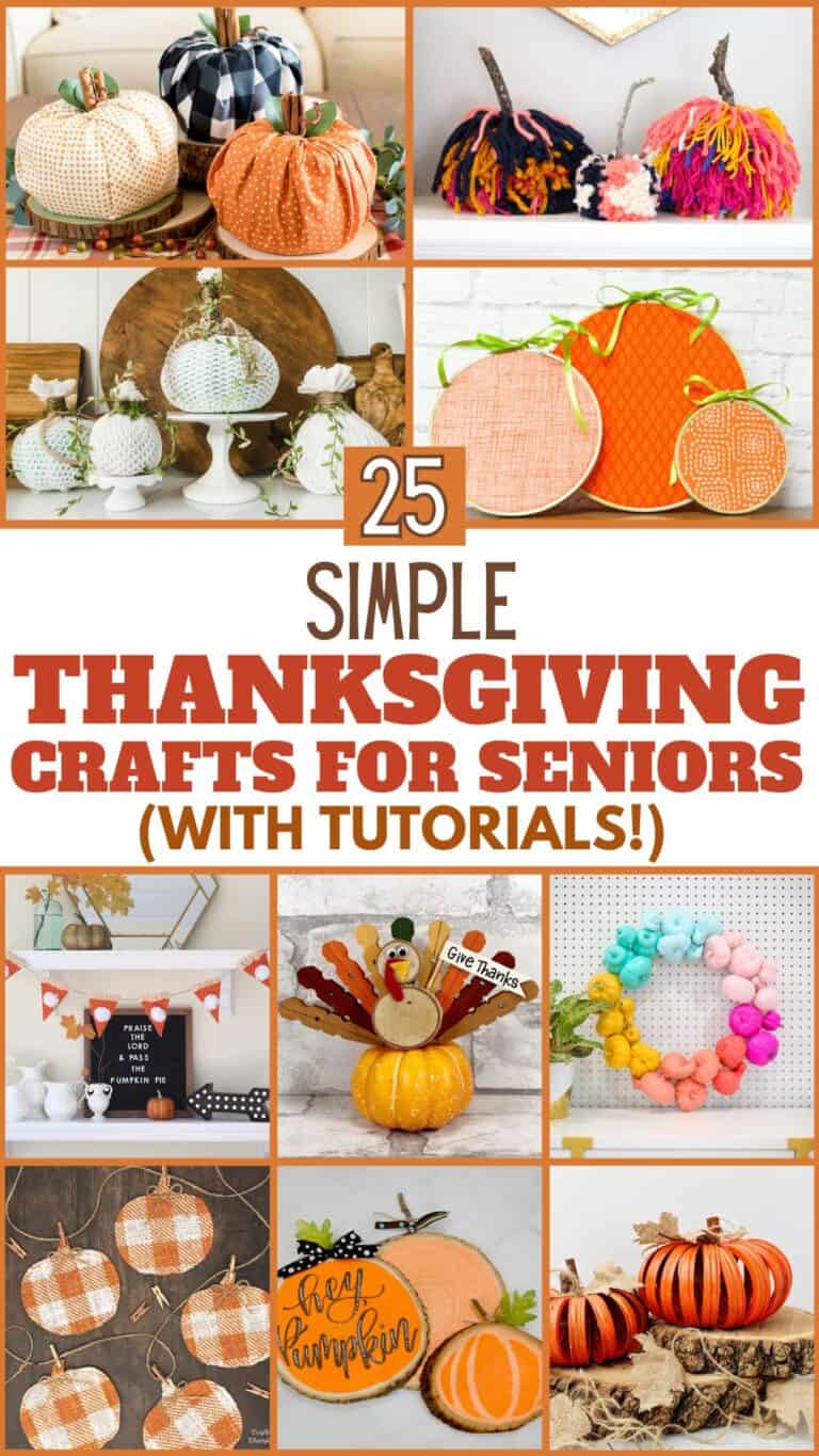 25 Easy Thanksgiving Crafts for Seniors That Celebrate the Season