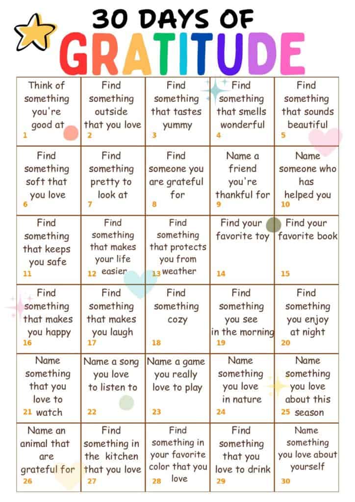 35 Fun Gratitude Scavenger Hunt Ideas That Will Make Kids Love Being ...