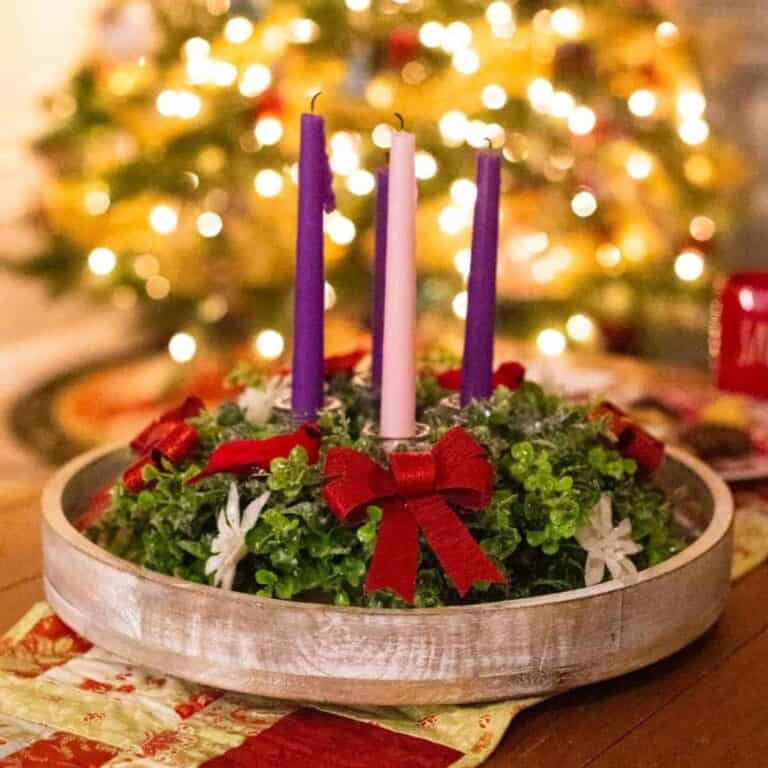27 DIY Christmas Advent Wreath Ideas Perfect for the Holiday Season