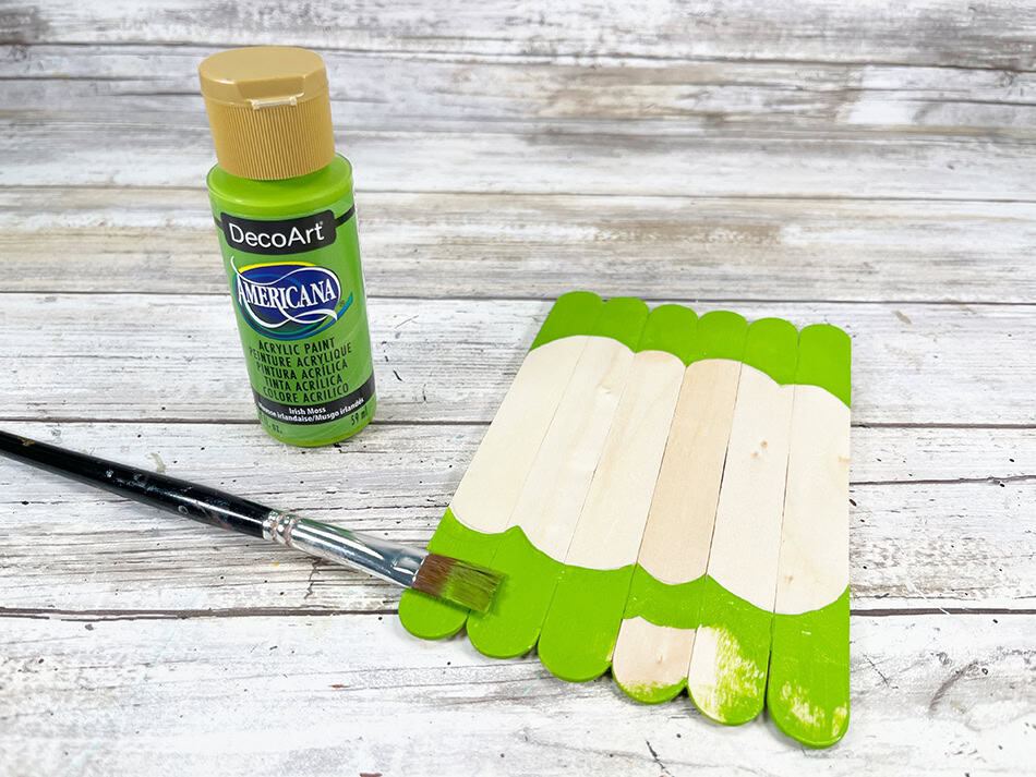 Educational Craft Stick Apple Core Craft for Kids That Teaches About ...