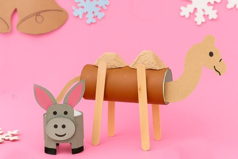 Create a Complete DIY Nativity Scene with These 5 Toilet Paper Roll Crafts