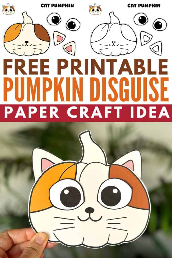 DIY Disguise a Pumpkin as a Cat with This Free Printable