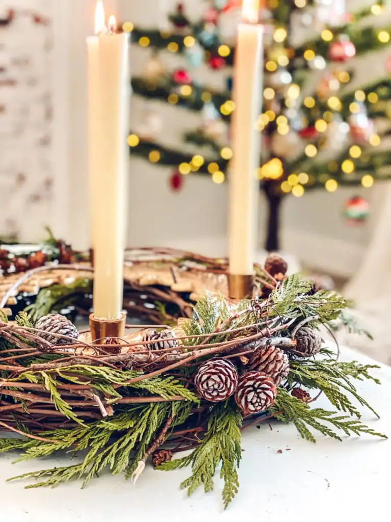 27 DIY Christmas Advent Wreath Ideas Perfect for the Holiday Season