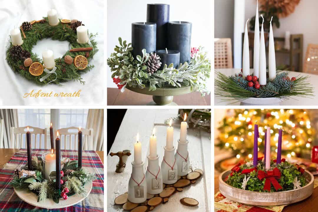 27 DIY Christmas Advent Wreath Ideas Perfect for the Holiday Season
