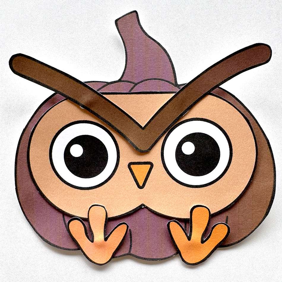 DIY Owl Pumpkin Disguise with Free Printable