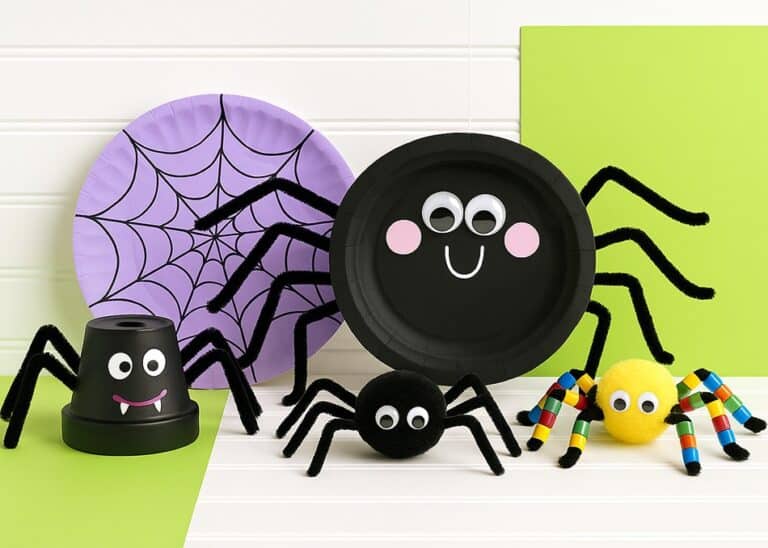 25 Fun Spider Crafts for Kids Who Love Eight-Legged Friends