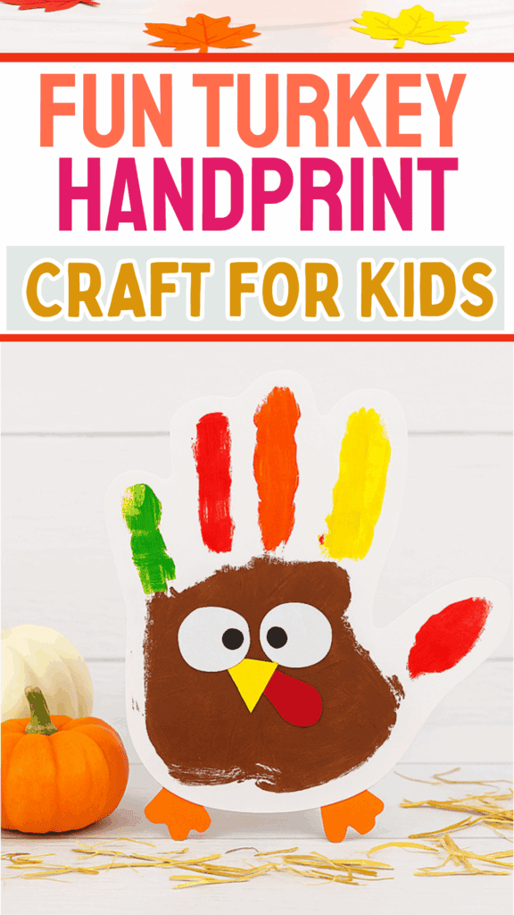 Colorful Handprint Turkey Craft for Kids That Creates Precious ...