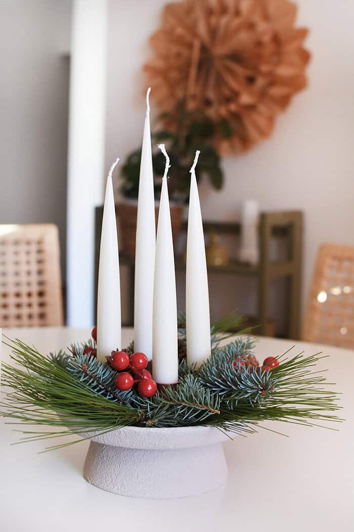 27 DIY Christmas Advent Wreath Ideas Perfect for the Holiday Season