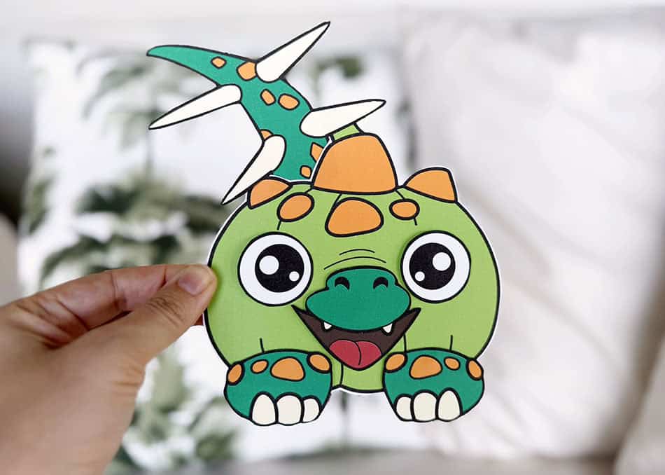 DIY Disguise a Pumpkin as a Dinosaur with Free Printable