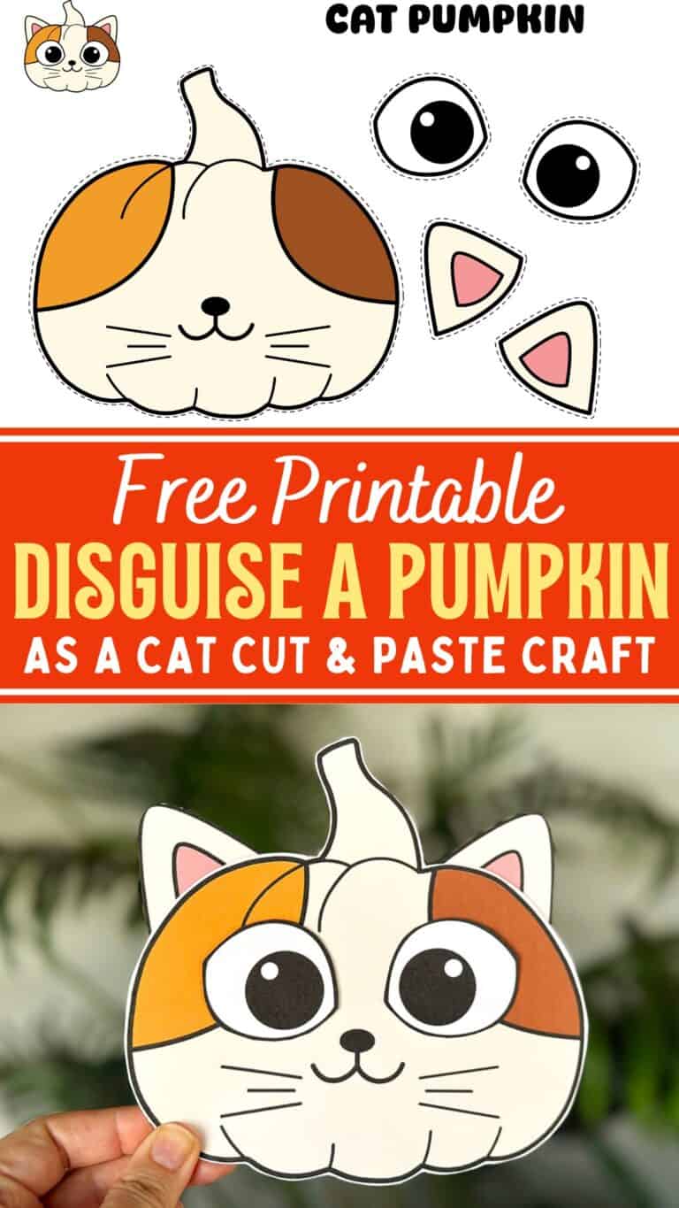 DIY Disguise a Pumpkin as a Cat with This Free Printable