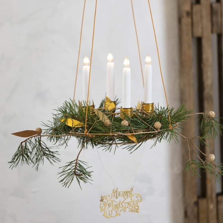 27 DIY Christmas Advent Wreath Ideas Perfect for the Holiday Season