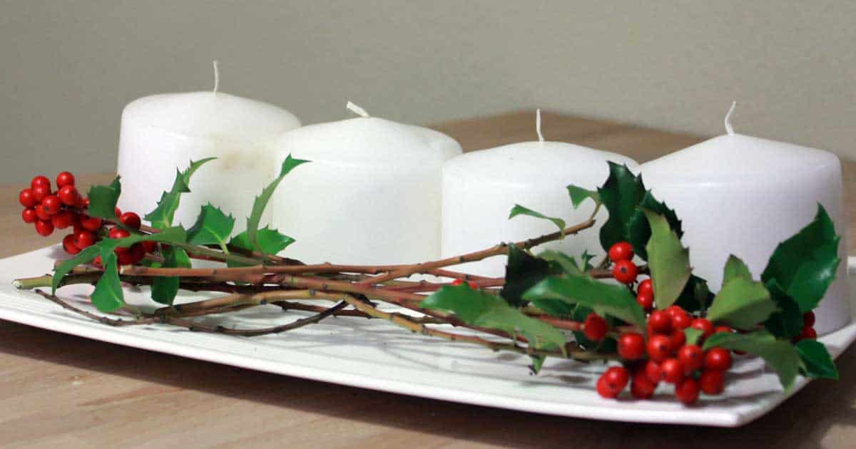 27 DIY Christmas Advent Wreath Ideas Perfect for the Holiday Season