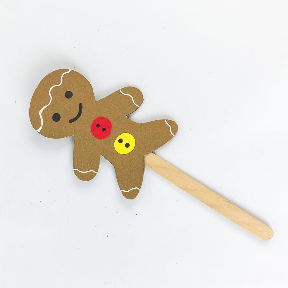 Interactive Moving Paper Plate Gingerbread House Craft for Kids