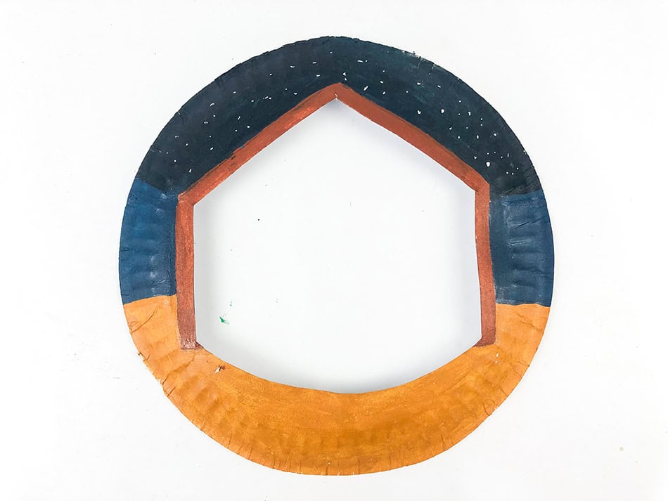 Interactive Moving Paper Plate Baby Jesus Nativity Craft for Kids