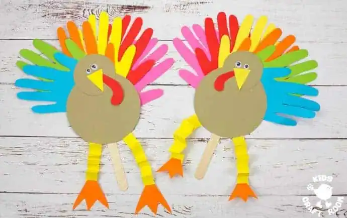 30 Easy & Simple Thanksgiving Crafts for Preschoolers To Make