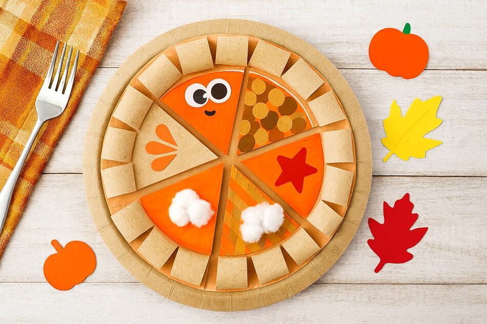 15 Sweet Pumpkin Pie Crafts for Kids That Celebrate Thanksgiving Fall Fun