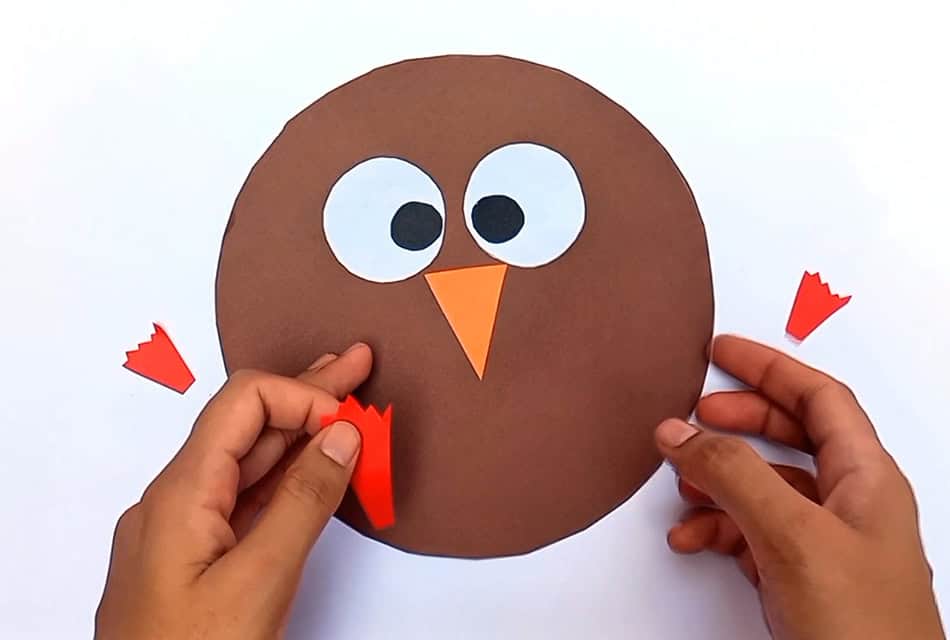 Create a Paper Handprint Turkey Craft for Kids – A Flapping ...