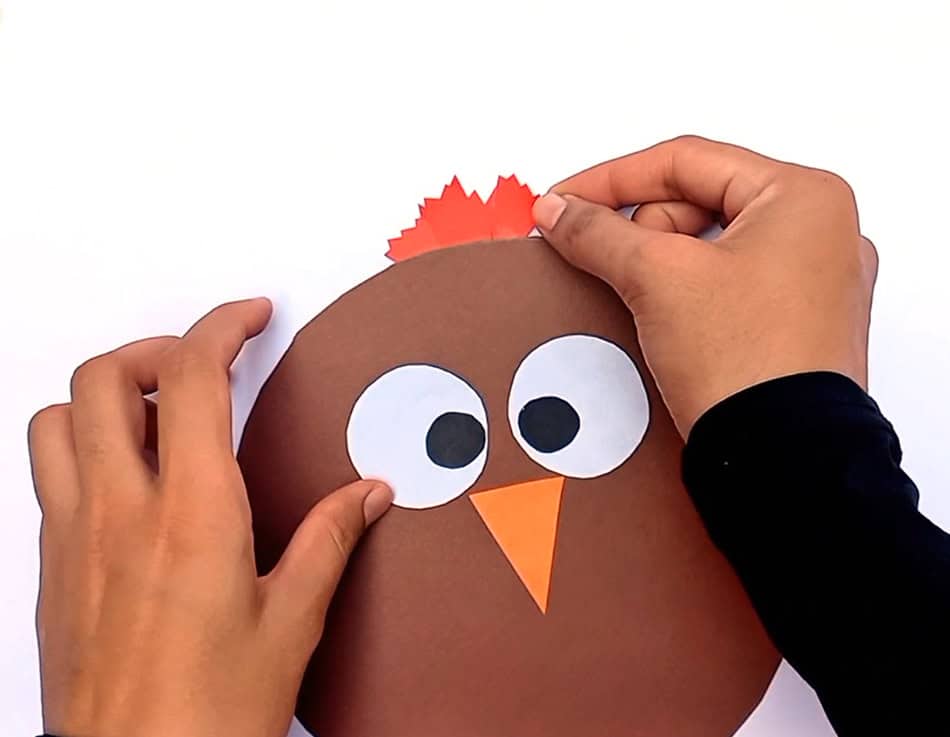 Create a Paper Handprint Turkey Craft for Kids – A Flapping ...