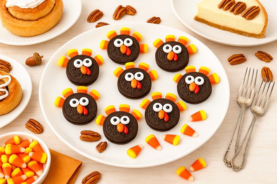 Adorable Oreo Turkey Cookies That Will Gobble Up All the Compliments!