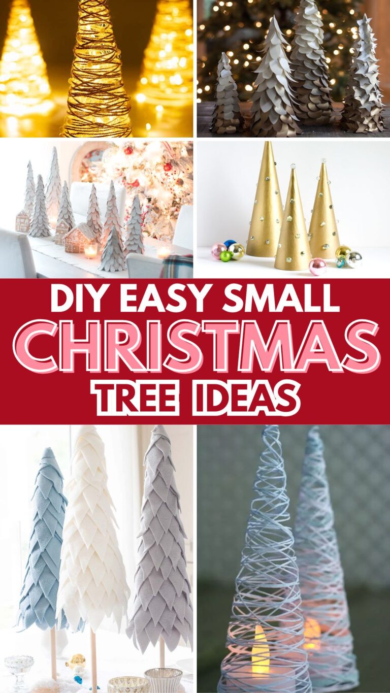 35 Adorable DIY Mini Christmas Trees Perfect for Holiday Decorating