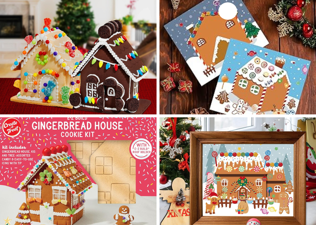 15 Amazing DIY Gingerbread House Kits for Kids from Amazon