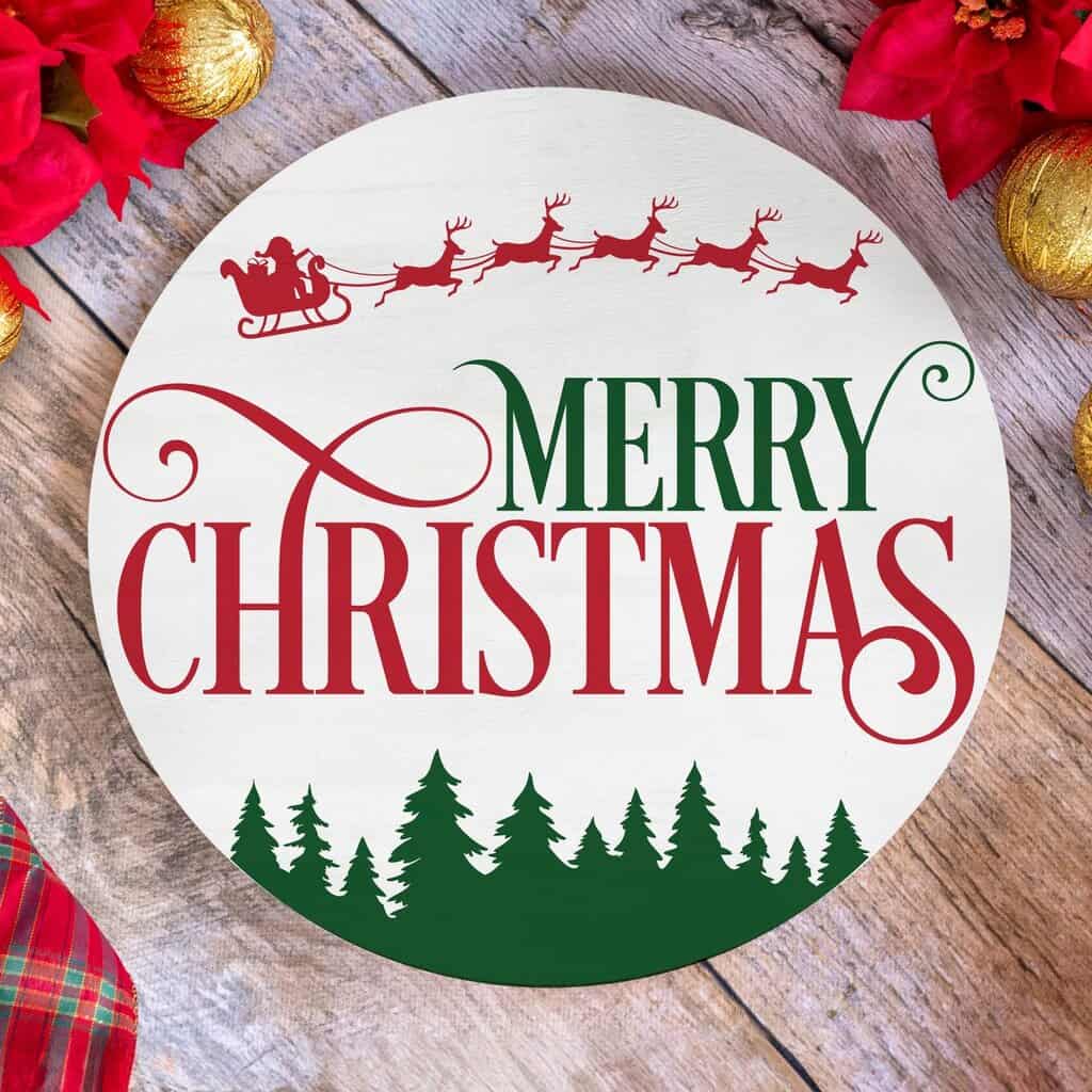 30 Cricut Christmas Signs to Make Your Holiday Décor Sparkle