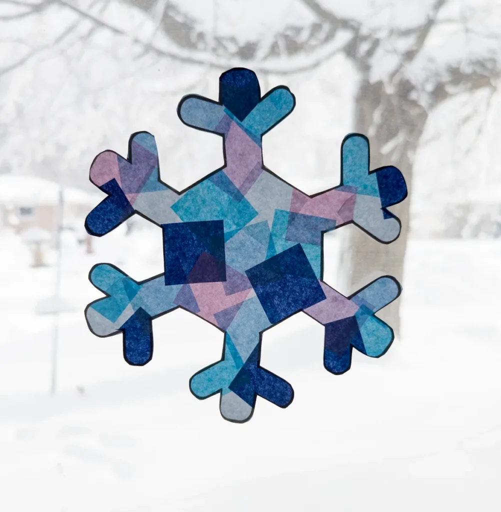 25 Easy Snowflake Crafts for Kids to Make this Winter