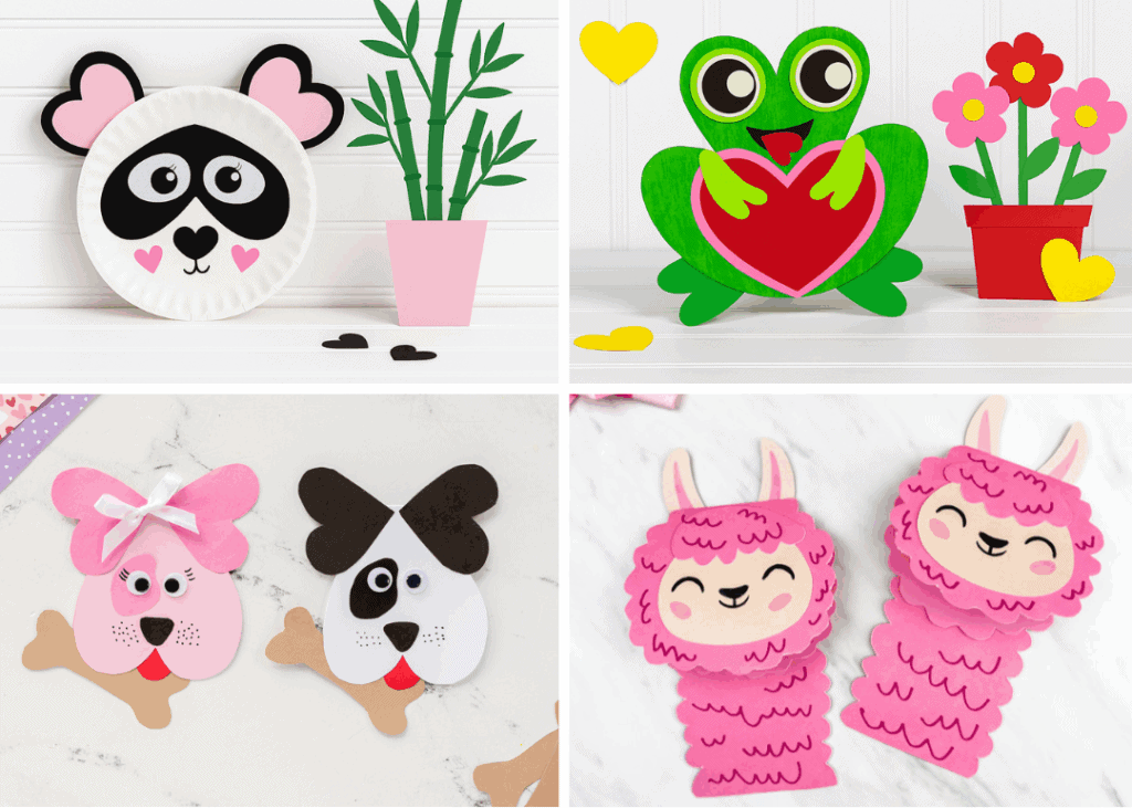 45 Fun & Easy February Crafts for Kids to make